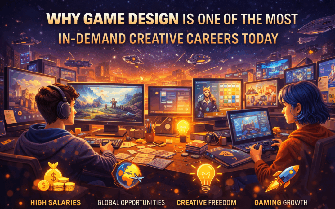 Why Game Design Career Opportunities Are Booming in the Creative Industry