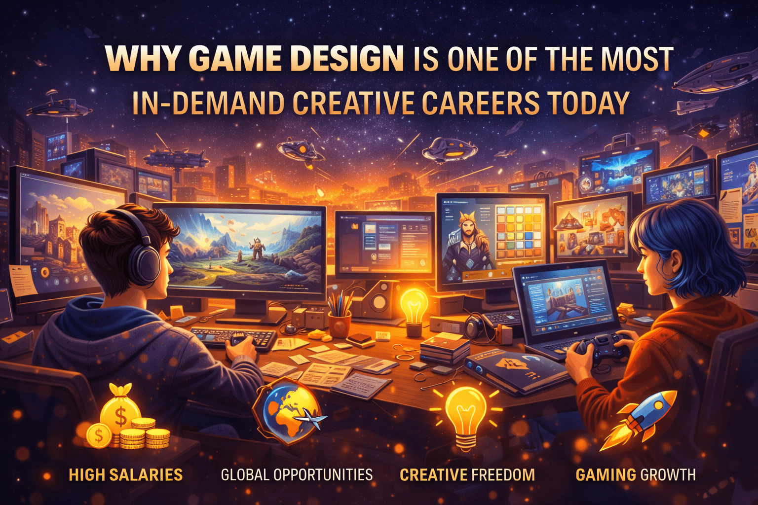 Why Game Design Career Opportunities Are Booming in the Creative Industry