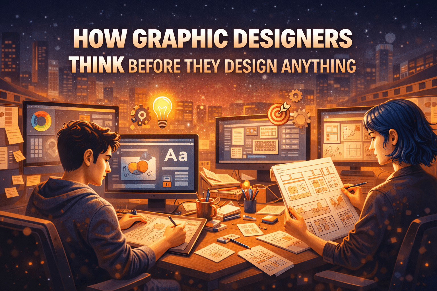Graphic Design Thinking Process: How Successful Designers Think Before ...